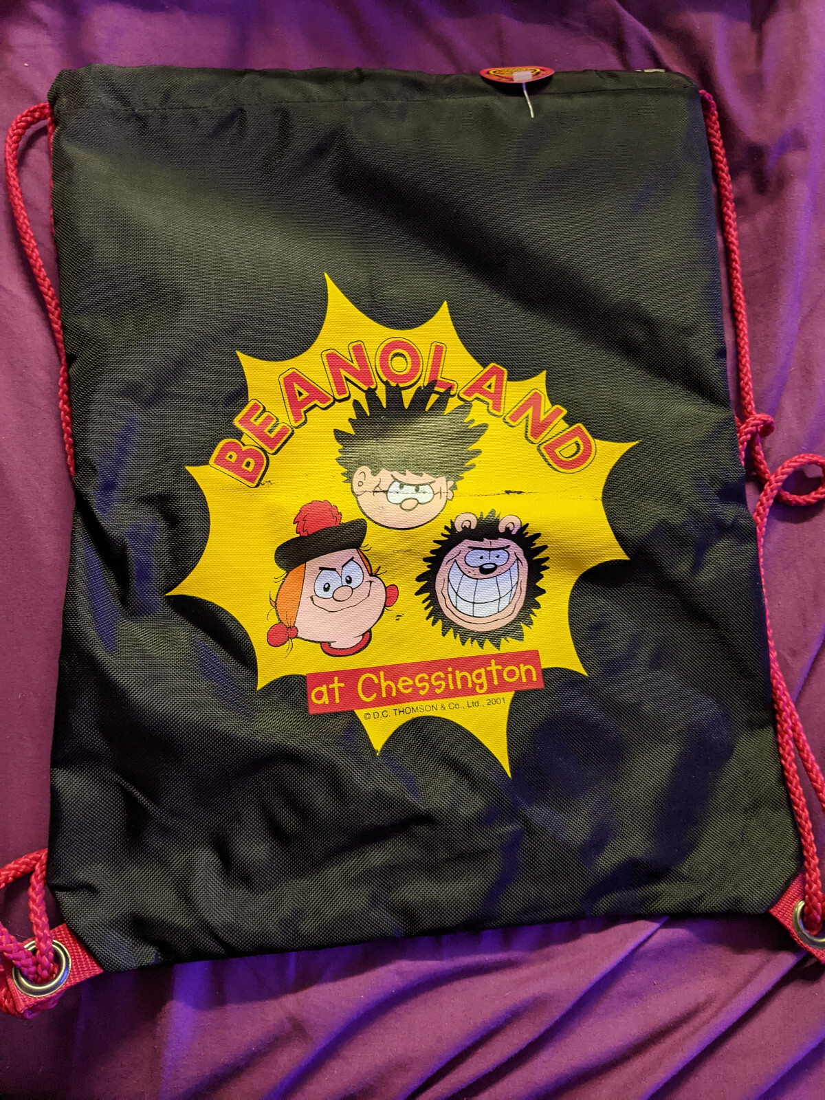 Beanoland at Chessington World of Adventure Bag/Backpack, 2001, FREE UK ...