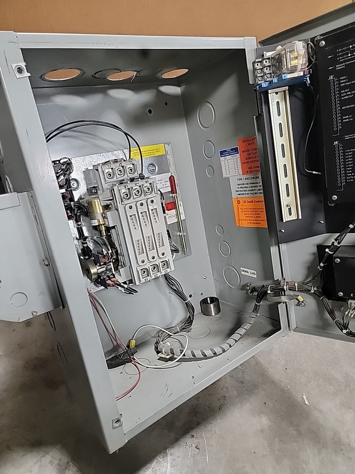 GE Zenith Controls MX150 w/ Transfer Switch 50P-1160 | eBay