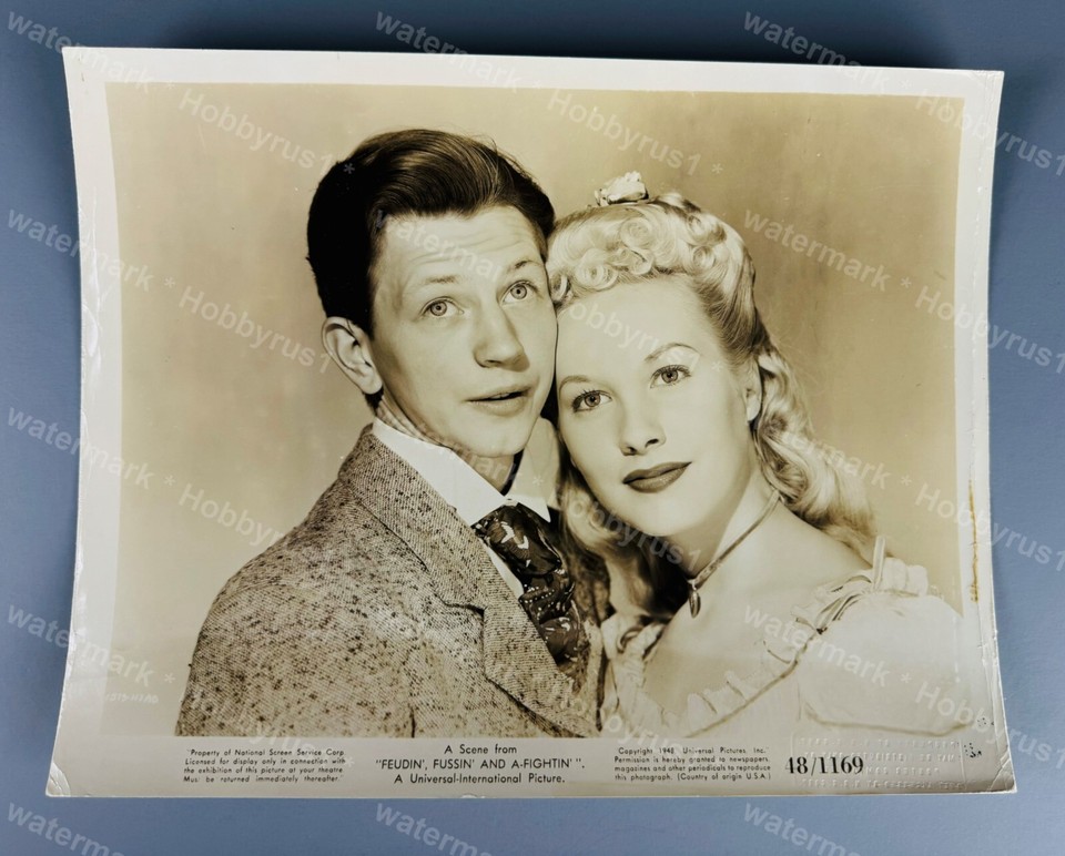 Penny Edwards Feudin', Fussin' and A-Fightin' 1948 Movie Publicity ...