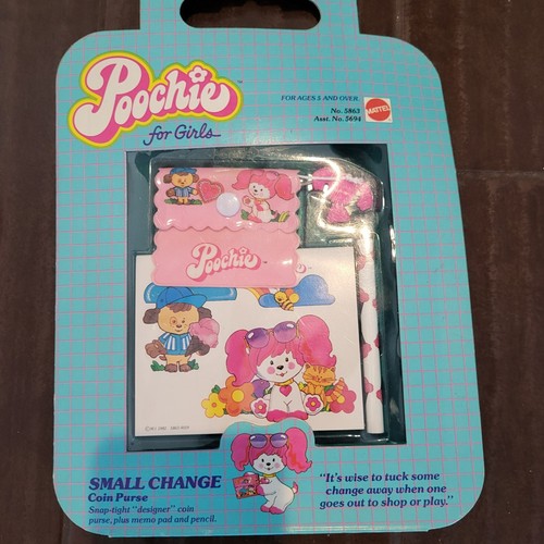 NEW IN BOX Vintage Mattel 1982 Poochie For Girls Small Change Coin ...