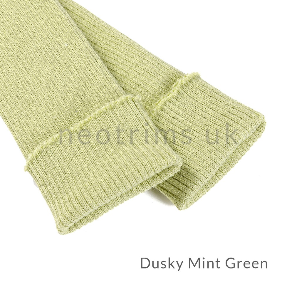 Rib Knit Cuffs Pair,Tubular Ribbing Seamless Cuffing Fabric ReVamp ...