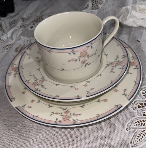 Sango China Regal Collection Bridal Rose L Japan Dessert Plate & Cup ...