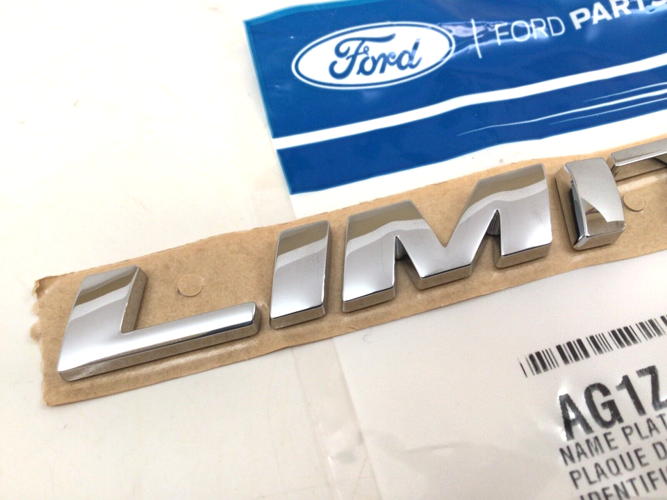 2010-2019 Ford Taurus Limited trunk deck lid Nameplate Emblem chrome ...