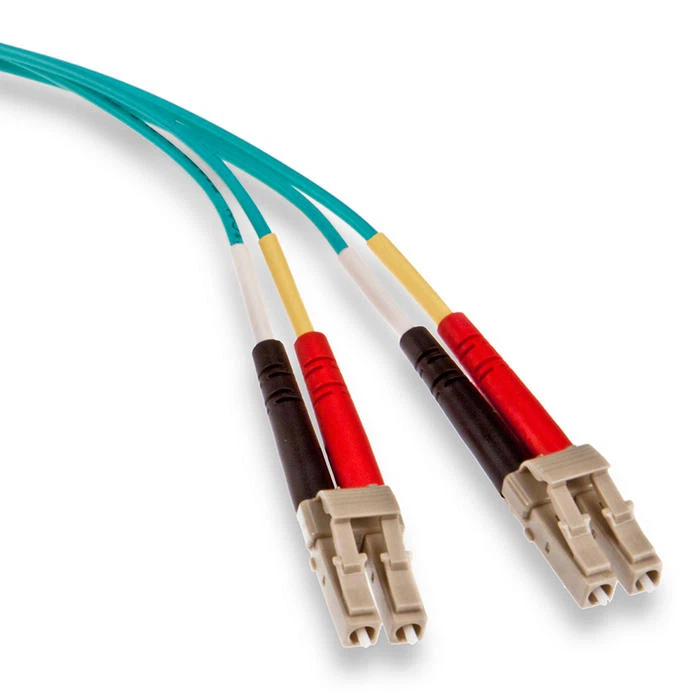 Leviton 5LDLC-M03 Fiber Patch Cord OM3 Multimode 2-Fiber LC-LC Duplex 3 ...