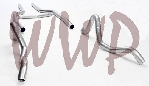 3" Dual Header Back Exhaust 64-67 GM A-Body Cutlass/Chevelle/Special No ...