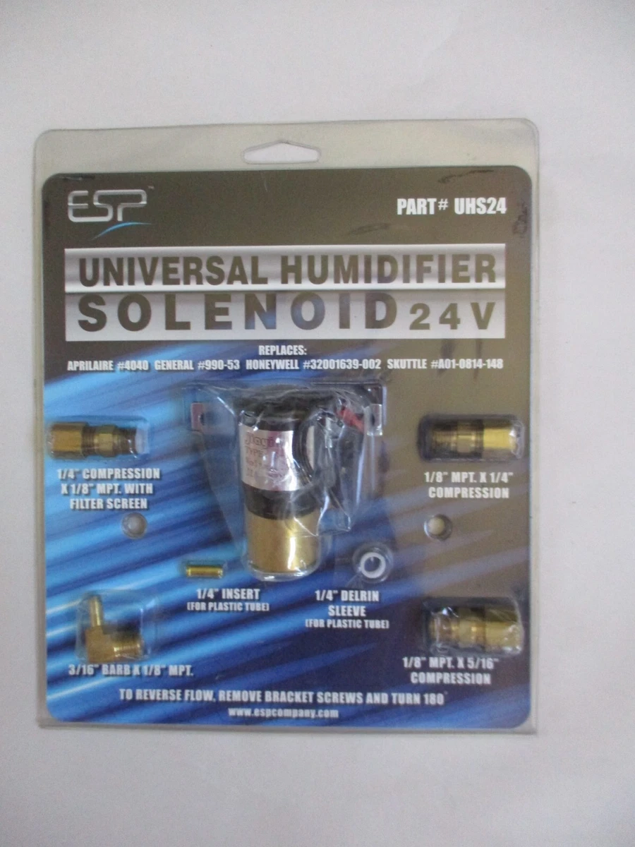 Supco SUHS24 24V Universal Humidifier Solenoid Valve Kit, 59% OFF