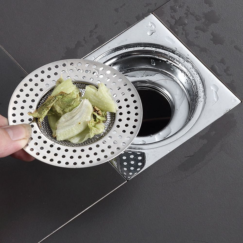 Floor Drain Hair Clean Up Mesh Trap Sink Strainer Waste Catcher Drain ...