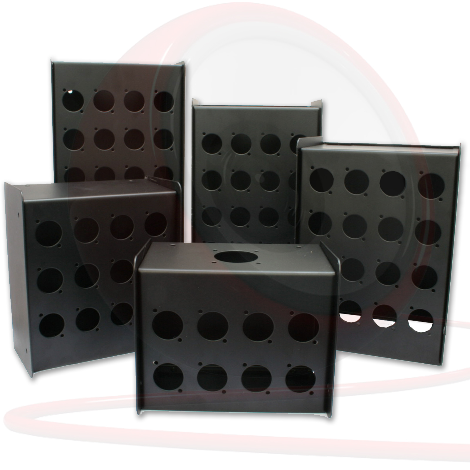 Penn Empty Steel Stage Box. Loom and Snake cables. d-type. 8, 12, 16 ...