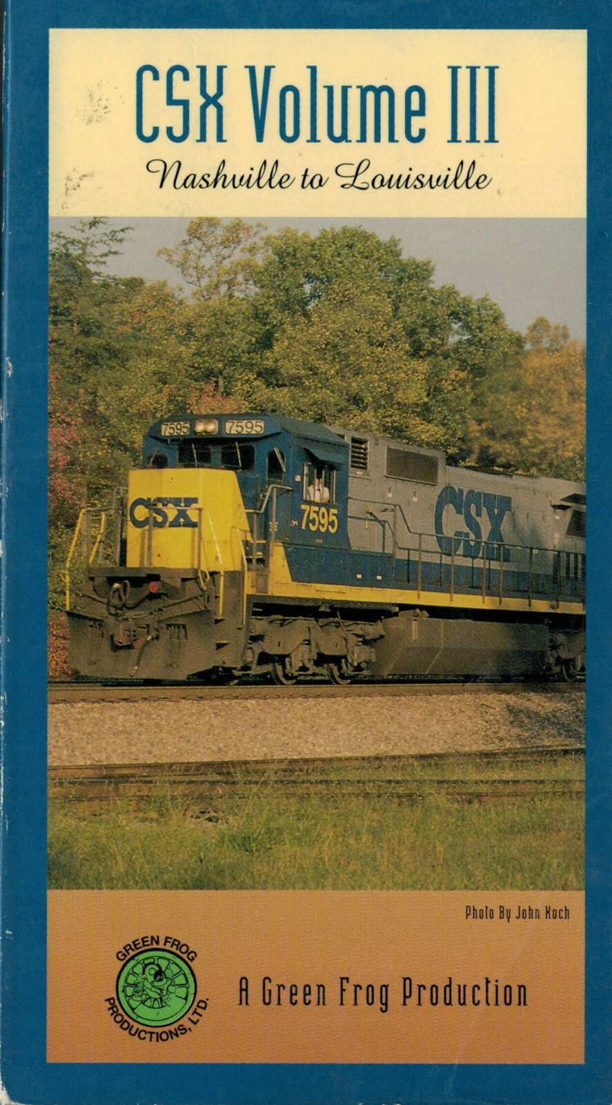 Green Frog Productions - CSX Volume 3 - VHS Videotape - Used | eBay