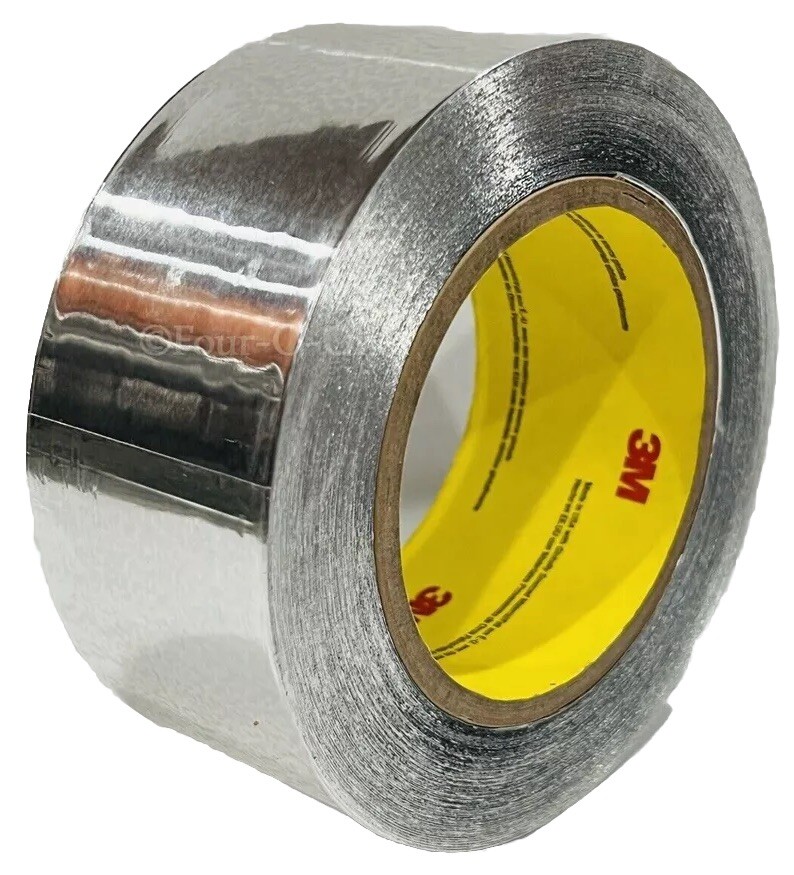 3M Aluminum Foil Tape 425 – 2" x 60yd Silver – 4.6mil Thickness HVAC ...