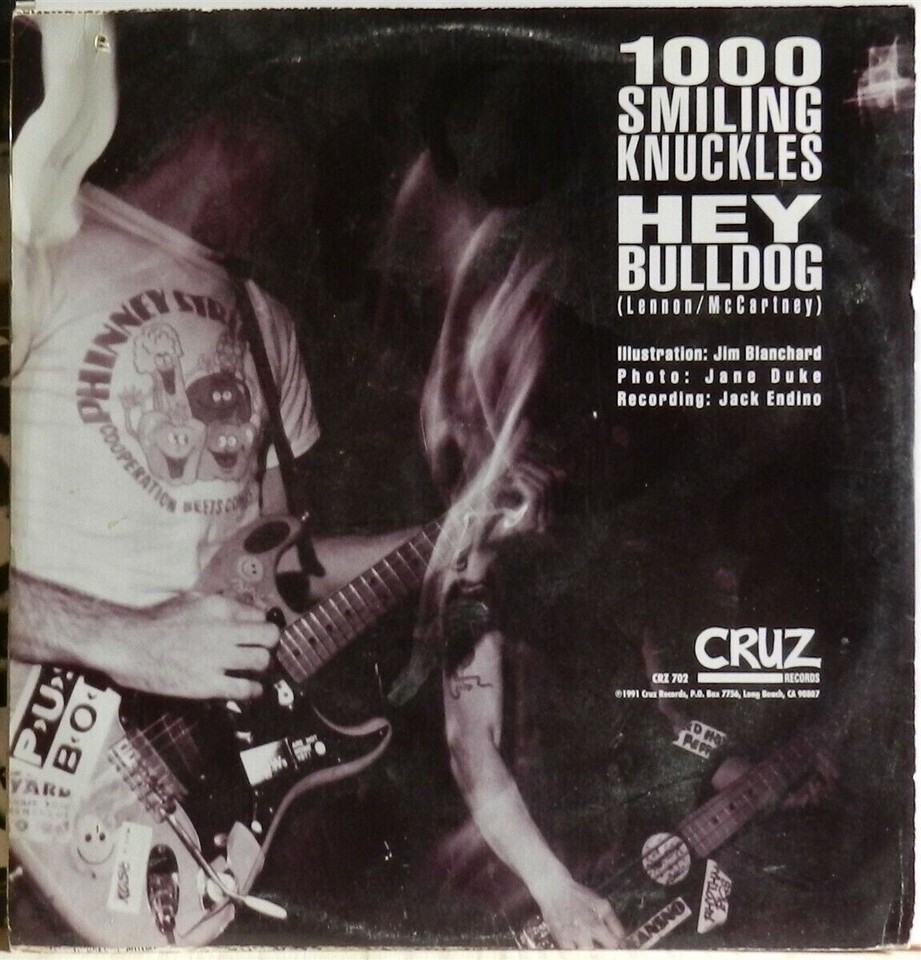 SKIN YARD 1000 Smiling Knuckles US 10inch 45 1991 Indie Rock Noise ...