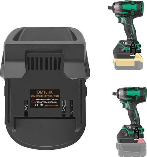 Battery Adapter for Milwaukee 18V Li-ion to for Hitachi 18V Power tool ...