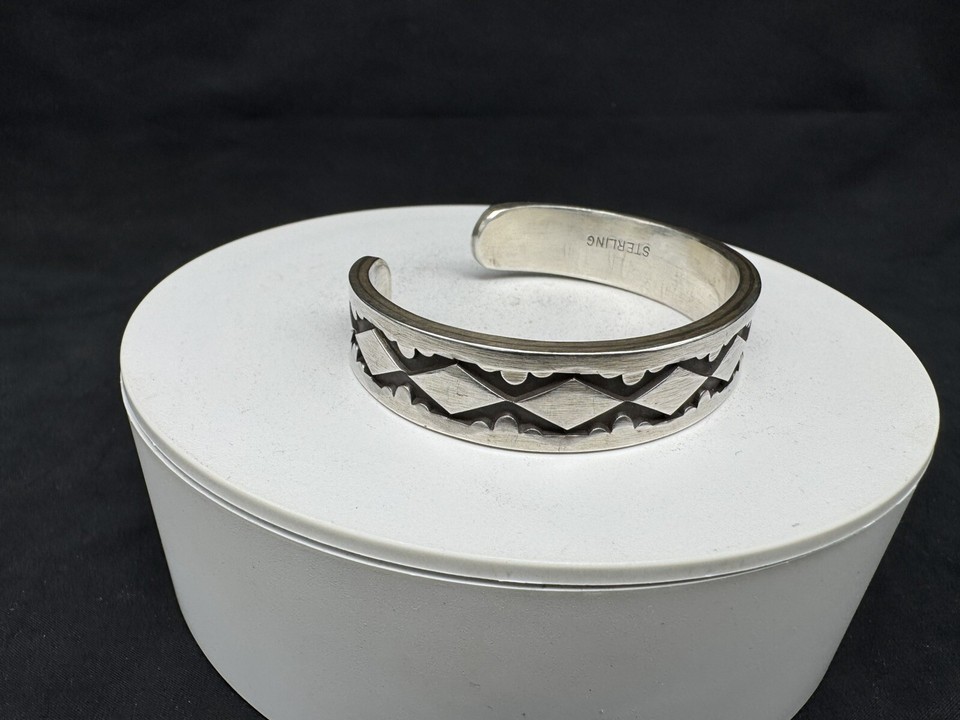 Vintage Navajo Emerson Bill Sterling Silver Bracelet Cuff, 60 grams | eBay