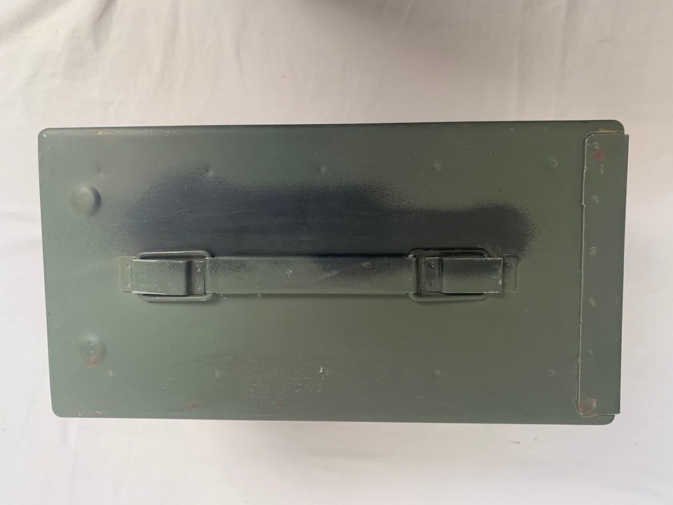 50 Cal Metal Ammo Can – Military Steel Box Ammo Storage - Used - 10 ...