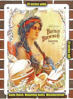 Metal Sign - 1890 Buffalo Brewing Company- 10x14 inches | eBay
