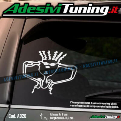 Adesivo Omino tappa orecchie Hertz - Sticker Decal | eBay