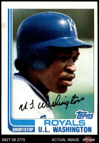 1982 Topps #329 U.L. Washington Royals 6 - EX/MT | eBay