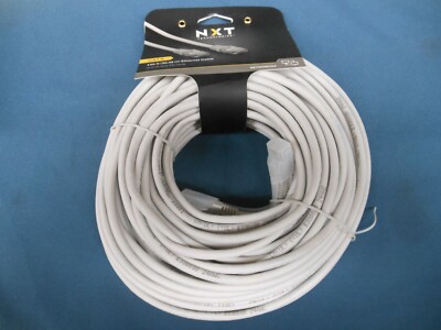 NXT Technologies NX56842 CAT-6 Ethernet Cable White 100 Ft | eBay