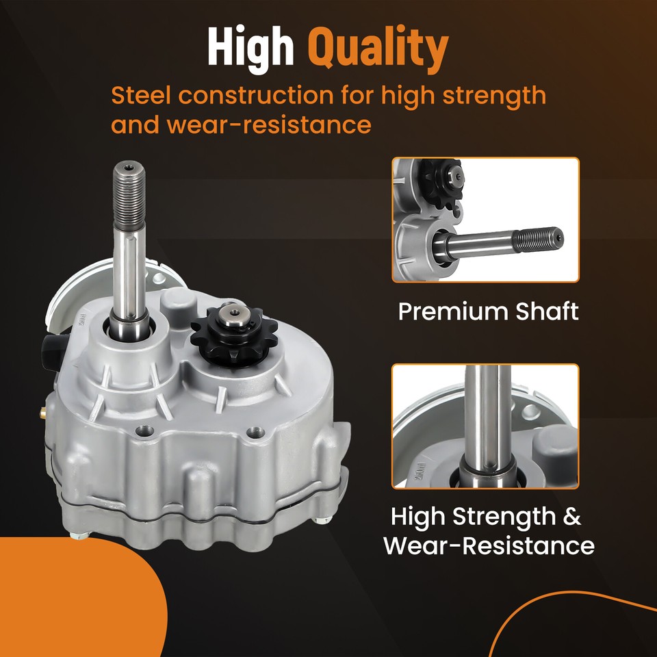 Go Kart Forward Reverse Gearbox Set For 2HP-14HP Engine Transmission ...