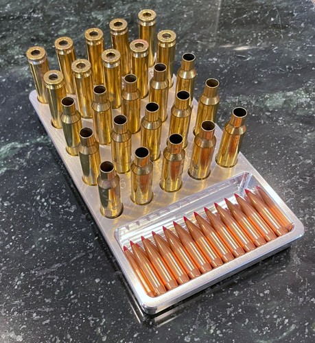 .300 WSM Reloading Block / Bullet Tray CNC Machined from Billet ...