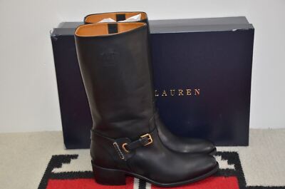 Ralph Lauren Collection Purple Label Sacha Leather Equestrian Riding ...