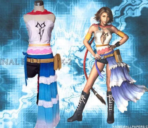 Hot Selling Final Fantasy XII 12 Yuna Cosplay Costume Suit | eBay UK