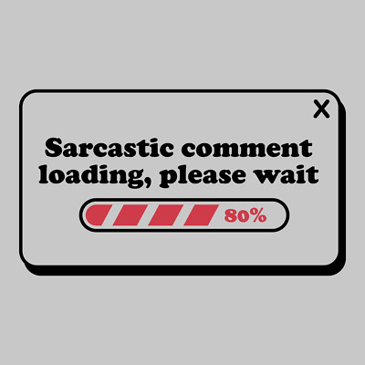 Sarcastic comment loading 10" Width DTF Print Sheet Ready To Press Heat ...