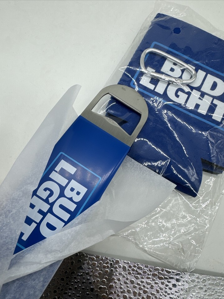 New Budweiser Bud Light Beer Stainless Steel Bartender Bottle Opener ...