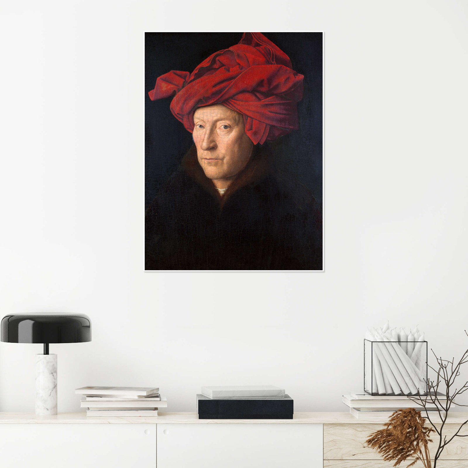 Poster Mann mit rotem Turban - Jan van Eyck | eBay