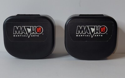 Macho Martial Arts -Mouth Guard Holders - Set Of 2 Black Sports ...