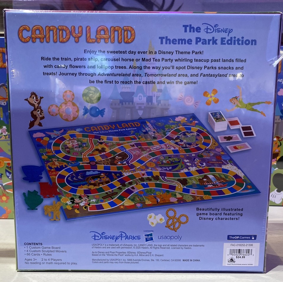 2023 Disney Parks Candyland The Disney Theme Park Edition Board Game ...