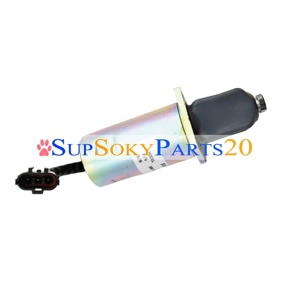 New 24V Shut off Solenoid Valve 300743-00068 for D1146T P158LE P180LE ...