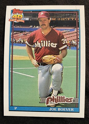 1991 Topps - #159 Joe Boever | eBay