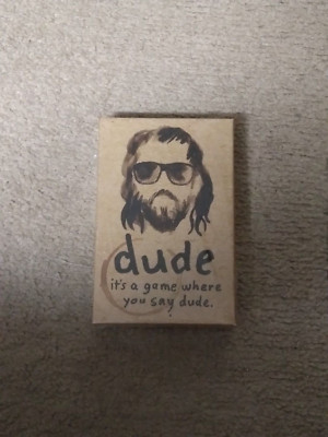 NEW Dude: It’s a Game Where You Say Dude Card Game North Star 3-6 13 ...