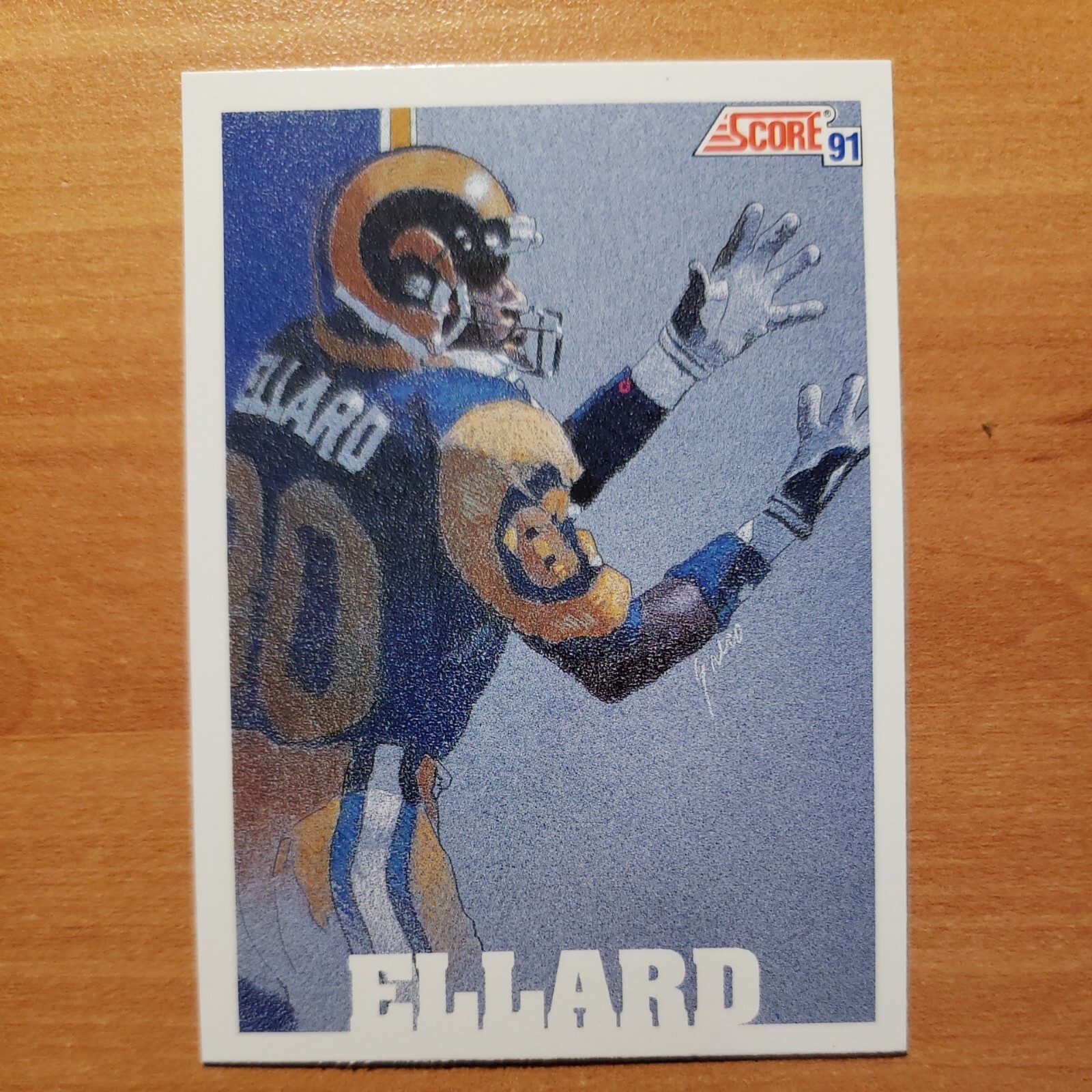 1991 Score #642 Henry Ellard - Team MVP - Los Angeles Rams - NFL ...