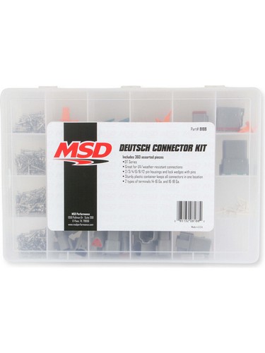 MSD Electrical Connector Kit Deutsch Connectors 2 / 3 / 4 / 6 / 8 / 12 ...