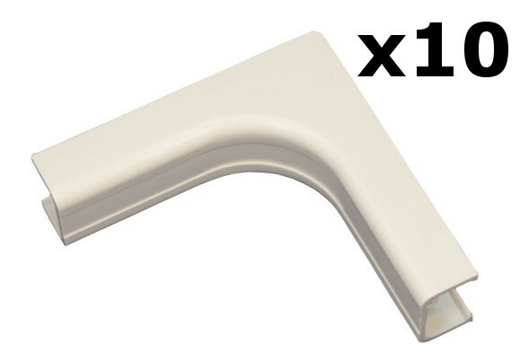 10 Pack - 1.25" Raceway Conduit Cable Management Wire Mold Inside ...