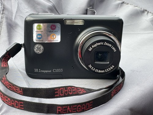GE C1033 Digital Camera 10.1MP 3x Optical Zoom Point And Shoot Black | eBay