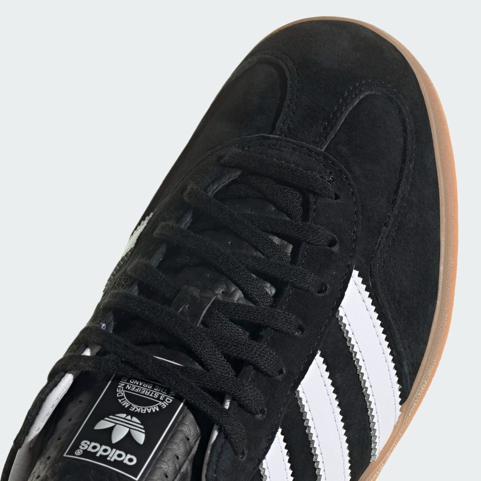 Adidas Gazelle Indoor Shoes Originals Sneakers Core Black/White H06259 ...