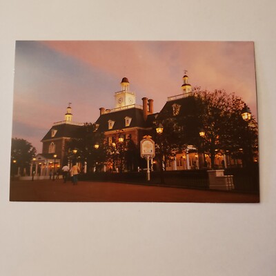 Vintage Epcot Postcard American Adventure Walt Disney World Photo ...