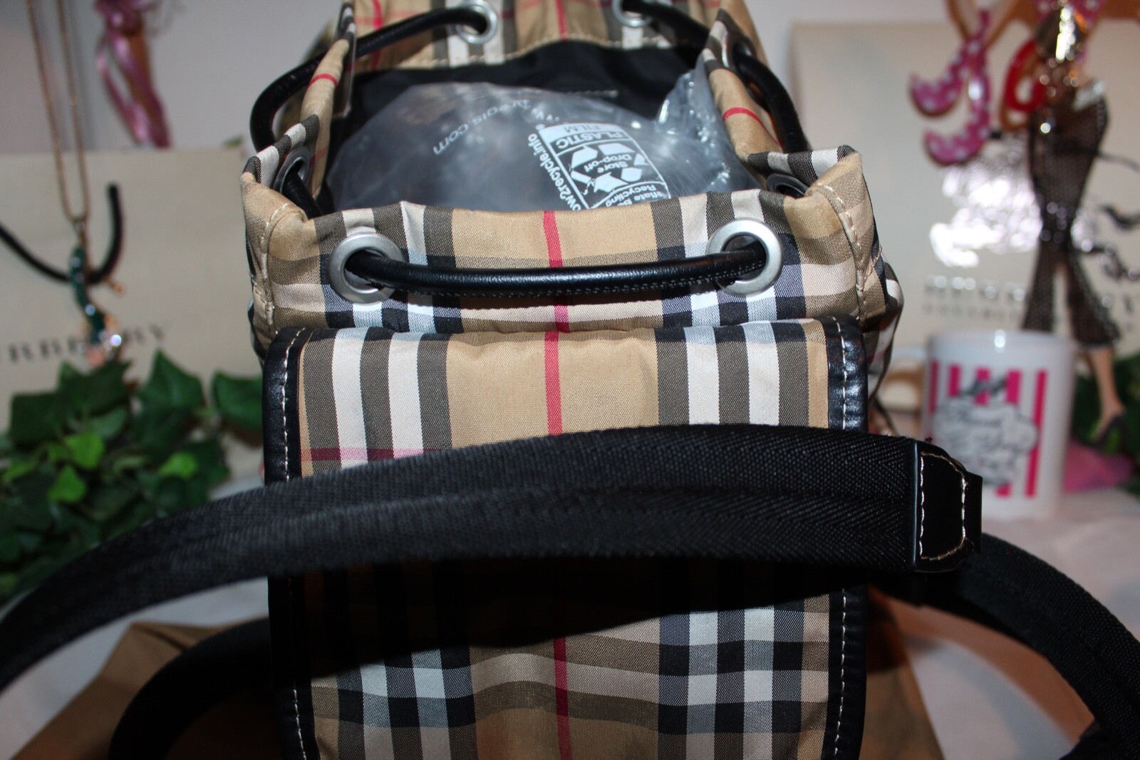 POSH-BURBERRY SIGNATURE NOVA CHECK MINI RUCKSACK BACKPACK! | eBay
