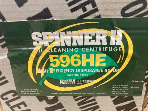 Spinner II 596HE Oil Cleaning Centrifuge New In Box | eBay
