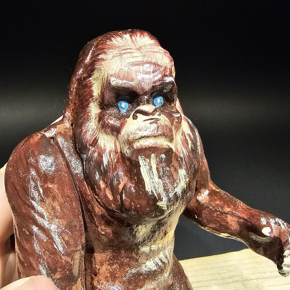 7 1/2" Antique Style Cast Iron Big Foot Sasquatch Coin Bank | eBay