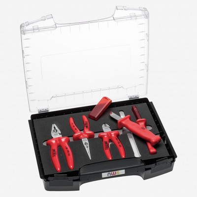 NWS Insulated 1000V Pliers and Knife L-BOXX Set, 6 Pieces | eBay