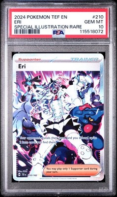 Eri Special Illustration Rare Trainer PSA 10 Pokemon Temporal Forces ...