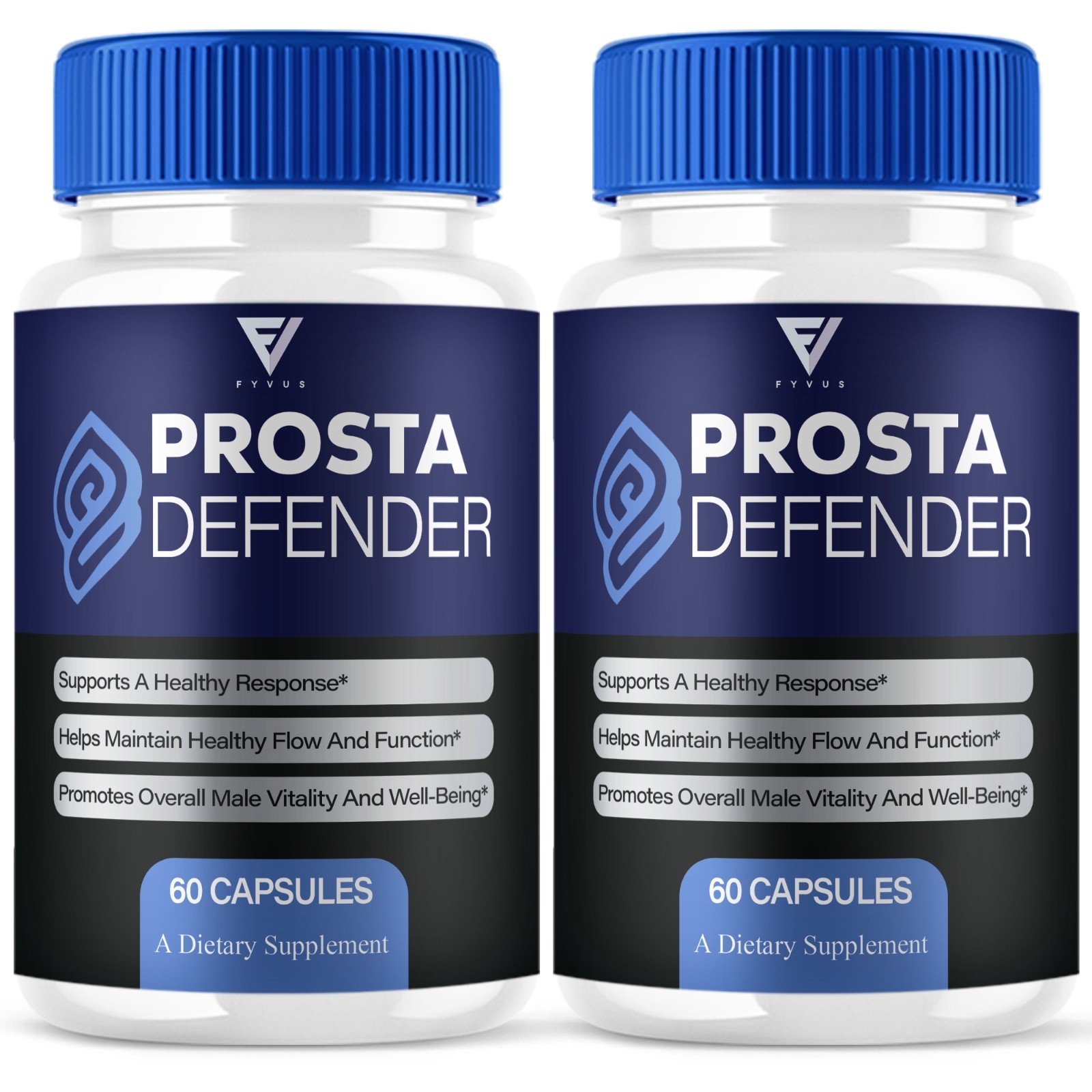 (2 Pack) Prosta Defender Premium Prostate Support Supplement (120 ...