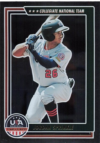2022 Panini USA Baseball Stars & Stripes - Longevity Jordan Sprinkle ...