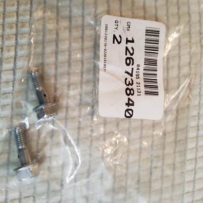 Genuine GM Fuel Return Pipe Clip Bolts 12673840 SET OF 2 | eBay