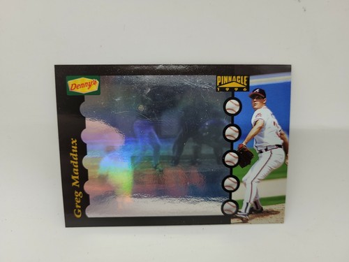 1996 Pinnacle Denny's Baseball Hologram Card, Greg Maddux, Card # 1 of ...