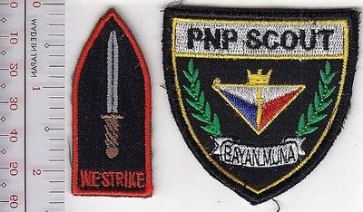 Philippines National Police PNP Filipino Scout Ranger Badge & Unit ...